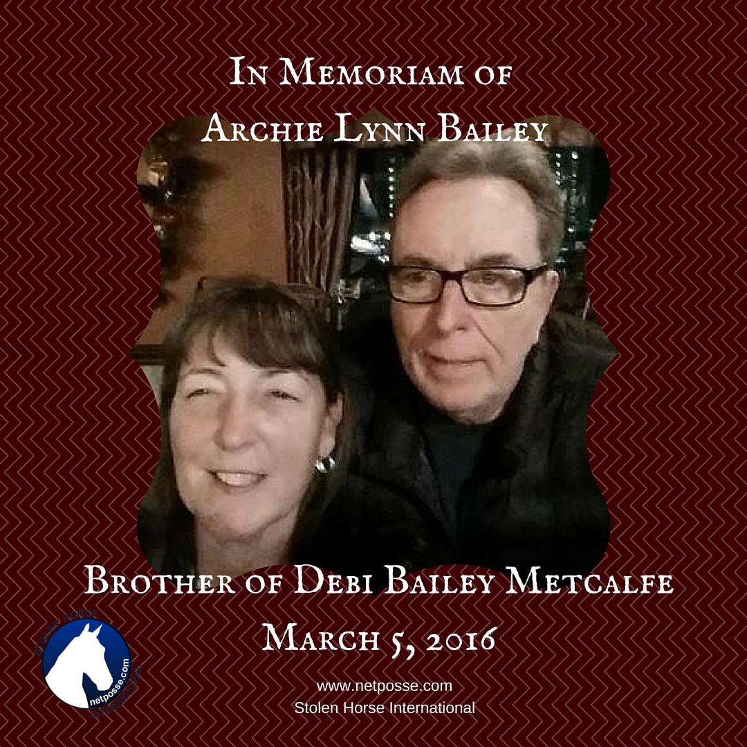 In Memoriam=Archie Lynn Bailey