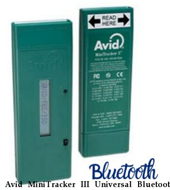 Avid MiniTracker III Universal Bluetooth Scanner with NetPosse ID Registry